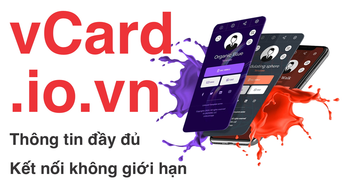 vCard kỹ thuật số - vCard.io.vn